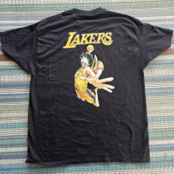Lakers | Shirts | Los Angeles Lakers X One Piece Collab Tshirt Poster ...